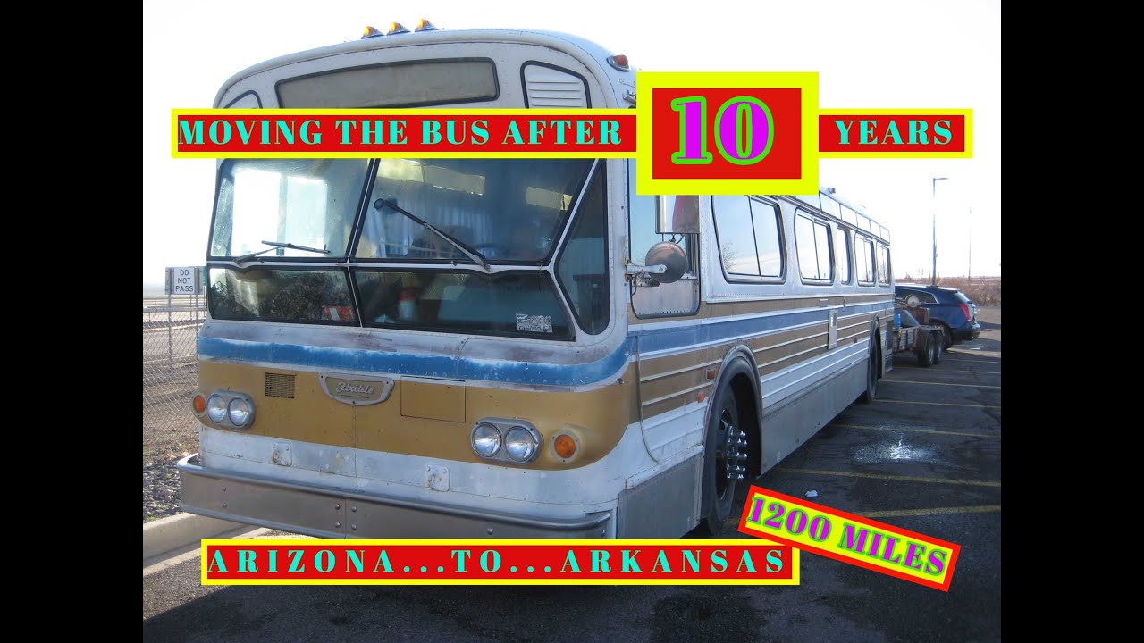 Bus conversion #1 1973 FLXIBLE 8v71 Detroit - YouTube