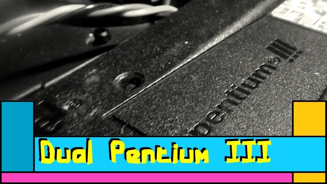 Upgraded Dual Pentium III Workstation - YouTube