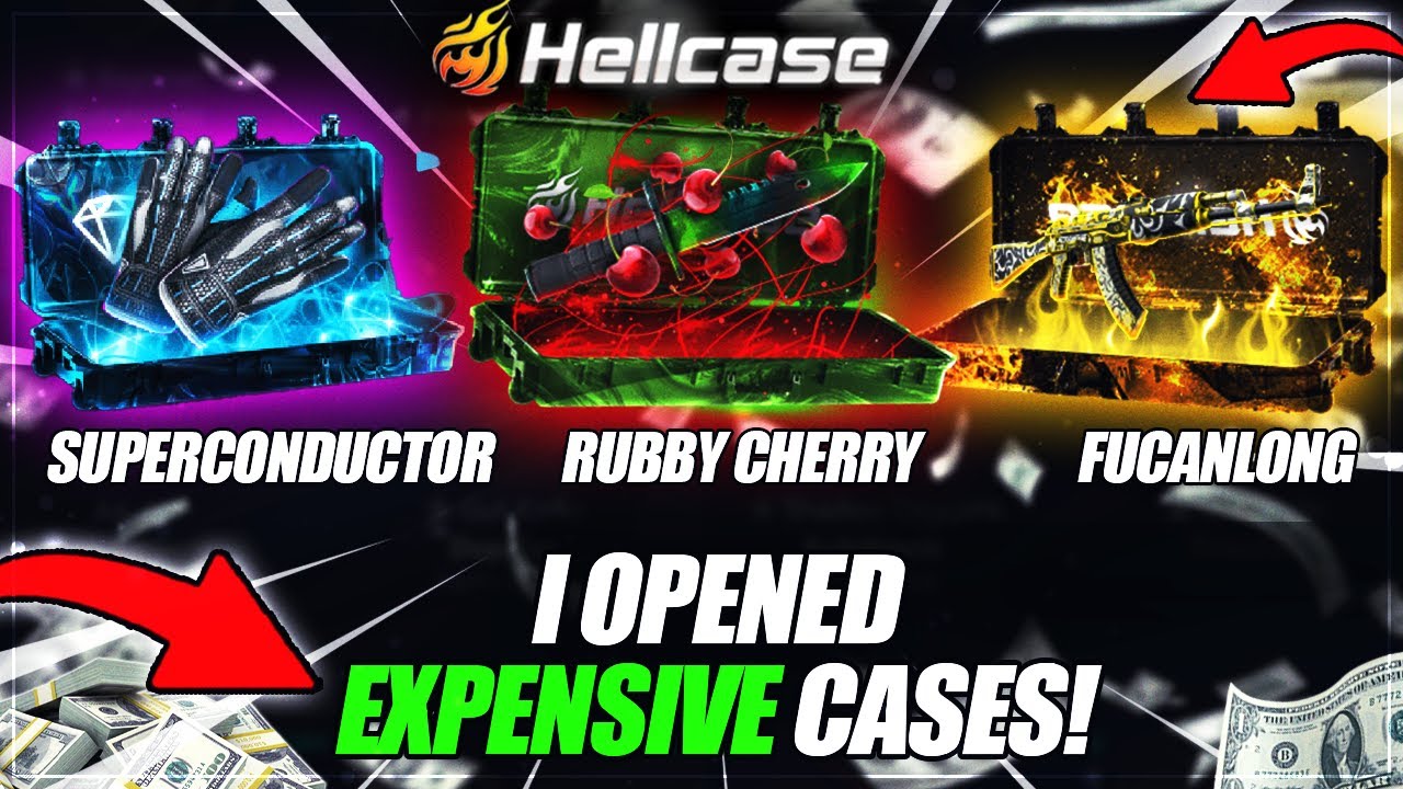 HELLCASE YOU MUST TRY THIS CASE I OPENED THE MOST EXPENSIVE CASES ...