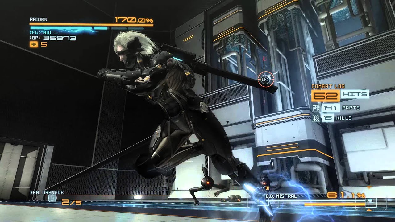 Metal Gear Rising BD Mistral Fight Hard Fox Blade - YouTube