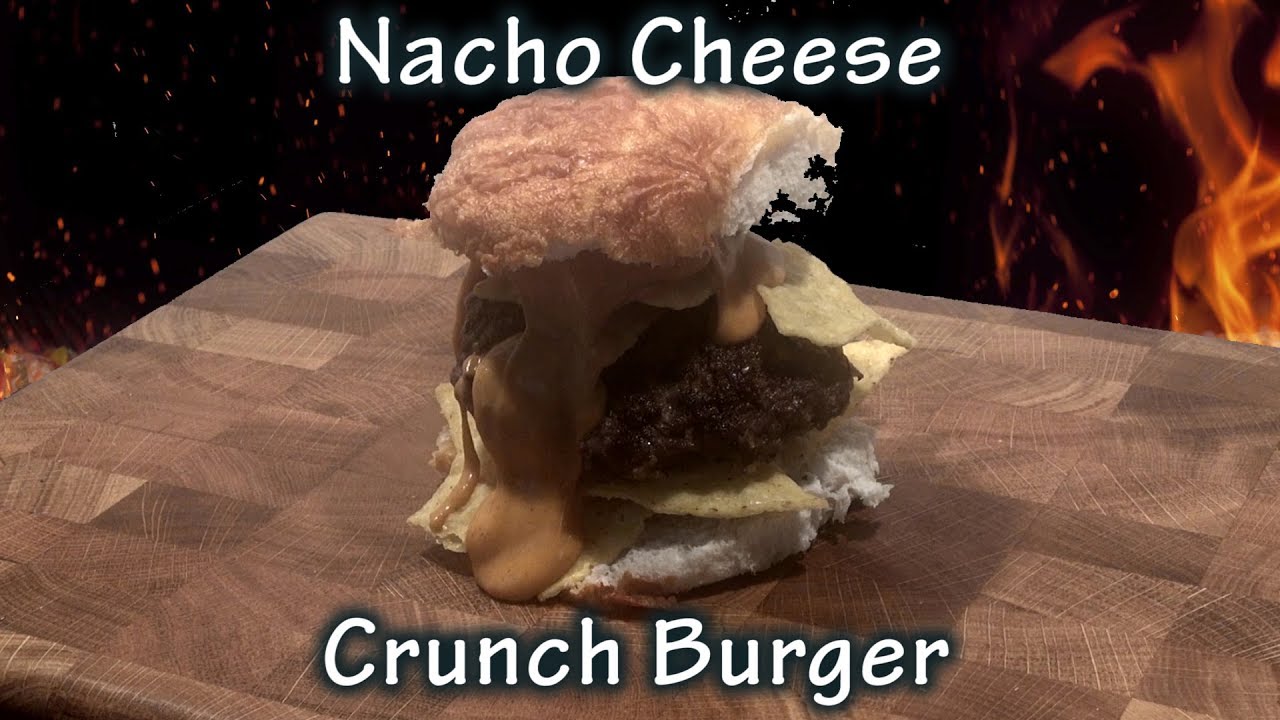 Nacho Cheese Crunch Burger Recipe - The BBQ Chef - YouTube