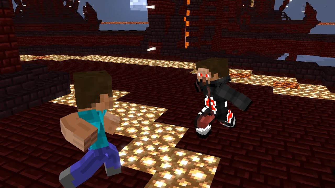Herobrine bilan jang | Minecraft animation | Kompyuterdan ko'rish uchun ...