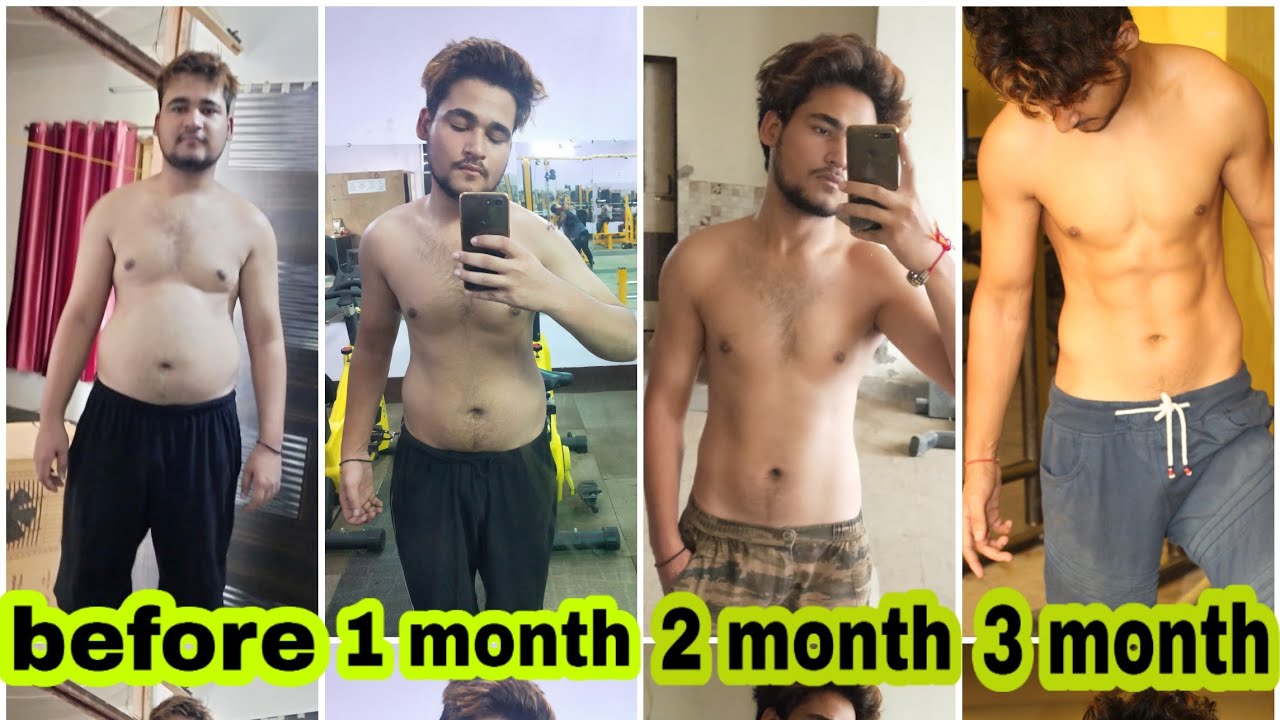 3 months Transformation full gym journey - YouTube