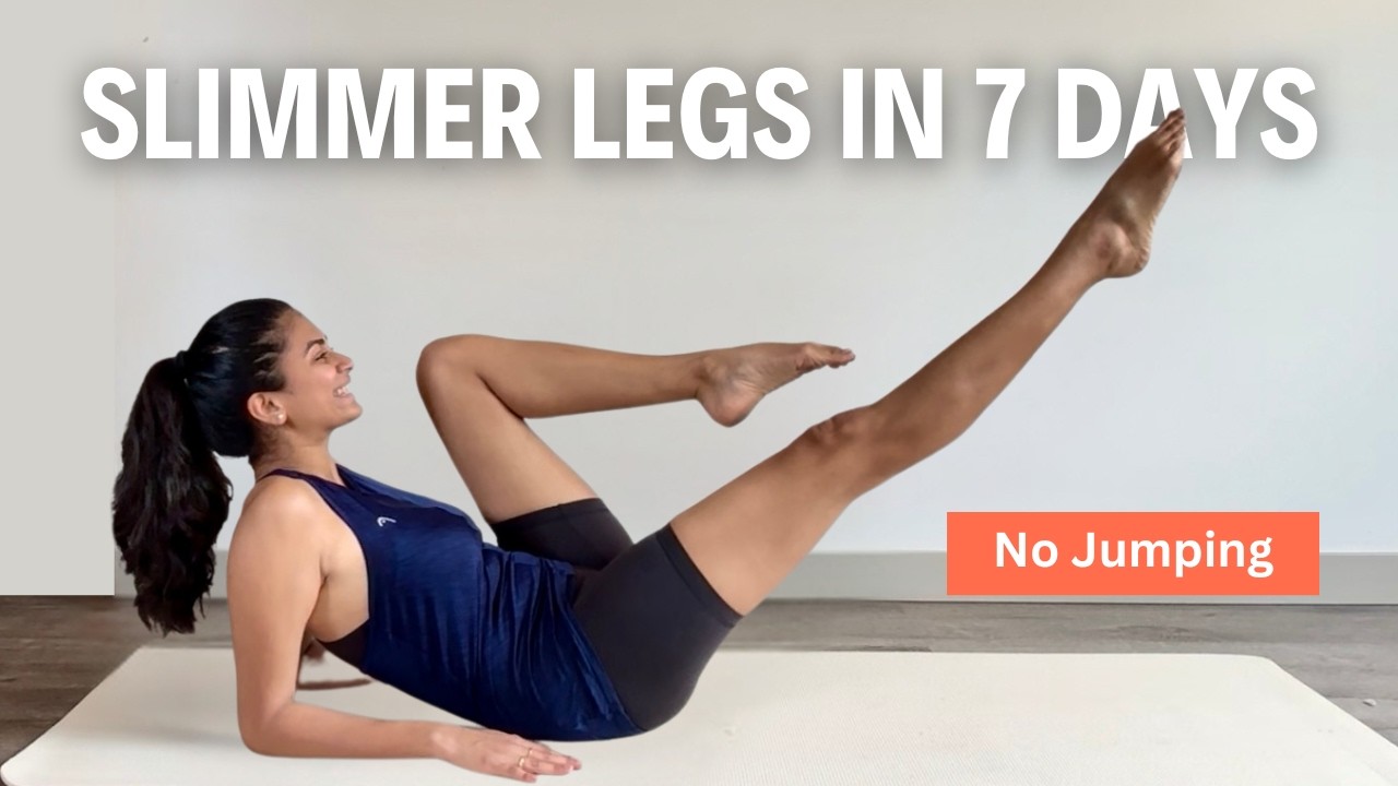 Slim Legs Workout Challenge // Tone and Lengthen Your Legs - YouTube