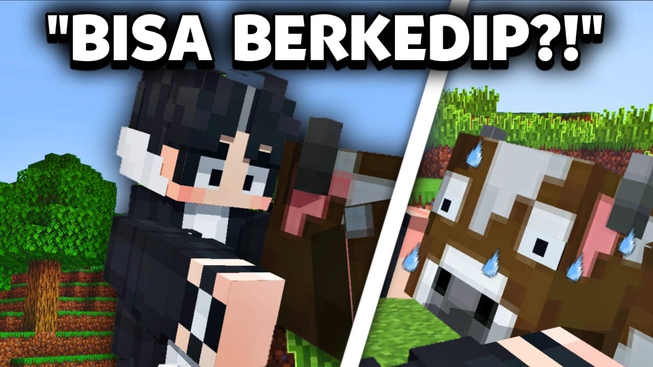 SAPI DI MINECRAFT TERNYATA BISA BERKEDIP?! - YouTube