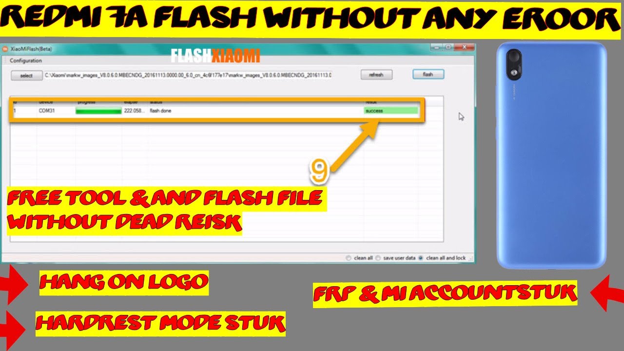 How To Fix Redmi 7a Software Problem | recovery mode problem | Frp ...