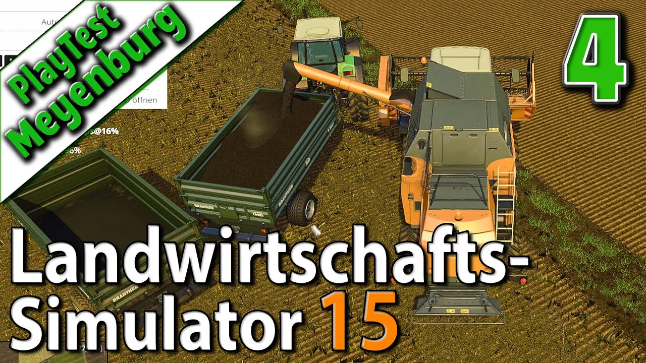 LS15 in Meyenburg #4 Herumirren und Suchen auf der Map Landwirtschafts ...