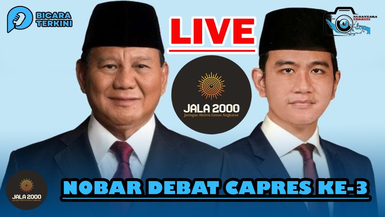 LIVE DEBAT CAPRES KE-3 - YouTube