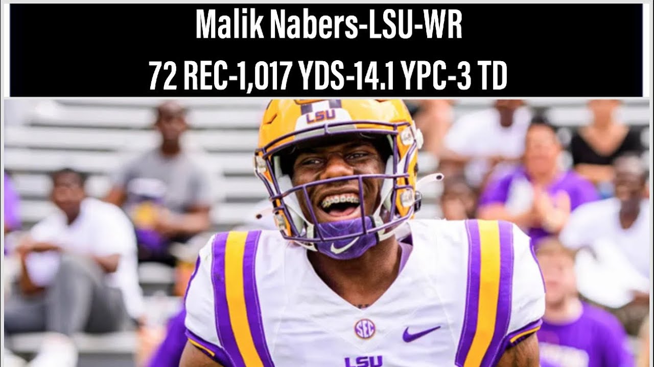 Malik Nabers Sophomore Season Highlights-LSU WR-2022-2023 CFB Season ...
