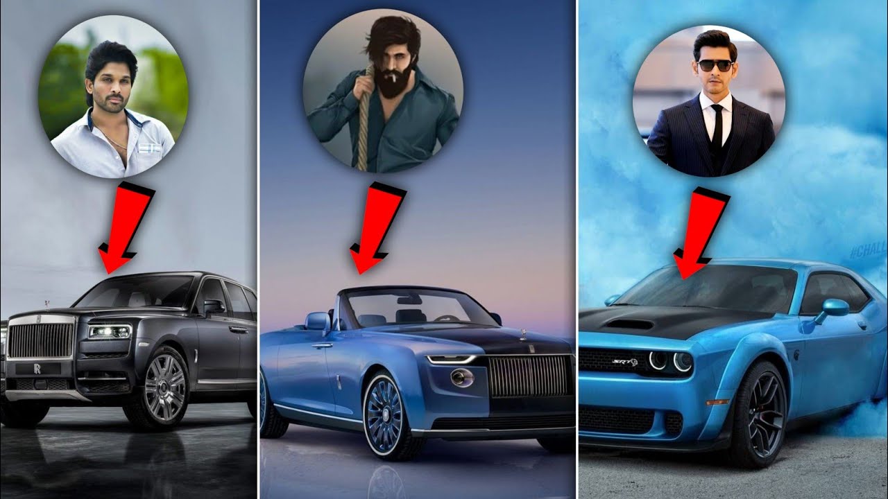 आज जानते है इन South Hero car के बारे मे? allu Arjun, sudeep , Yash # ...