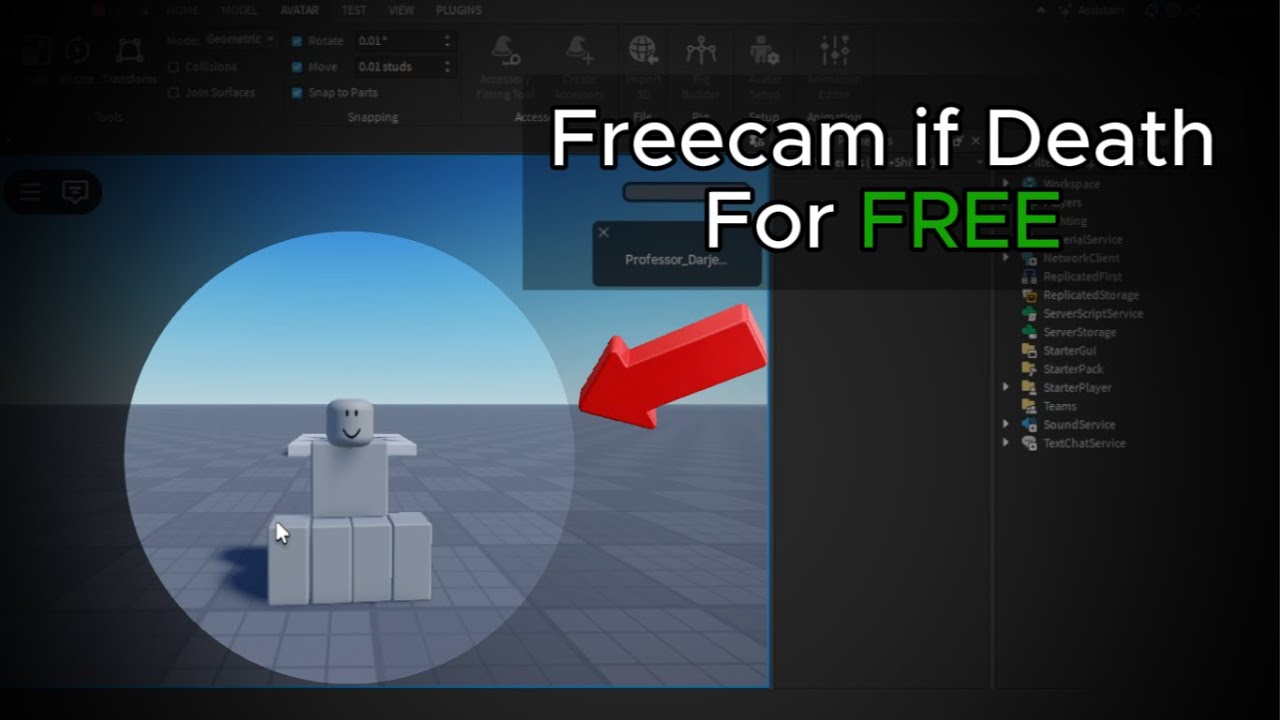 [Free] Spectators If Death | Roblox Studio - YouTube
