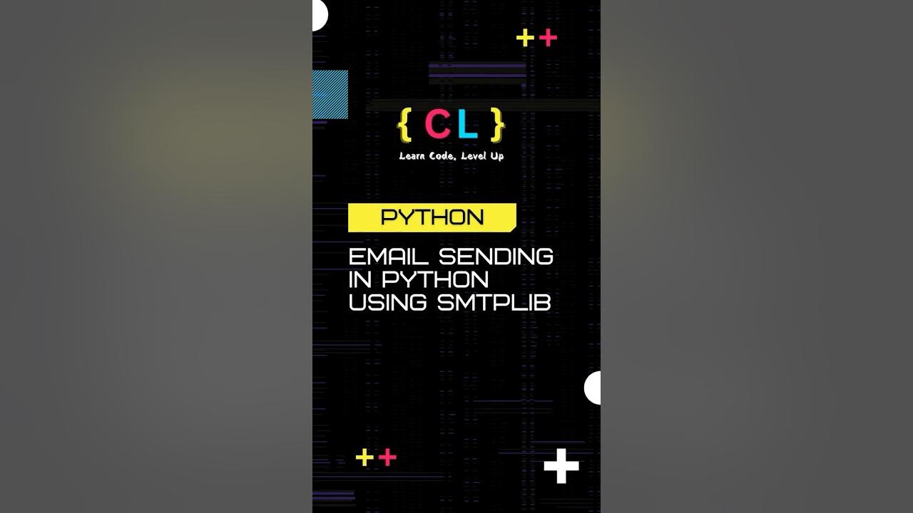 How To Automate Email Sending In Python Using Smtplib 🚀 Python Pythonprogramming Coding
