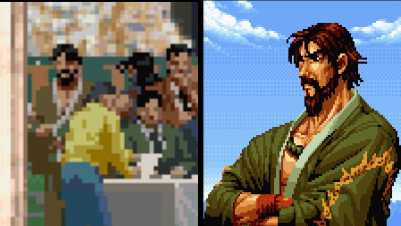 The King of Fighters '96 - Stage Cameos - YouTube
