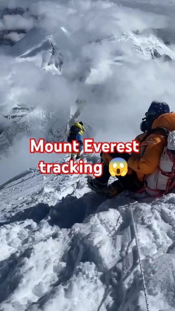 Mount Everest tracking #mounteverest #shorts - YouTube