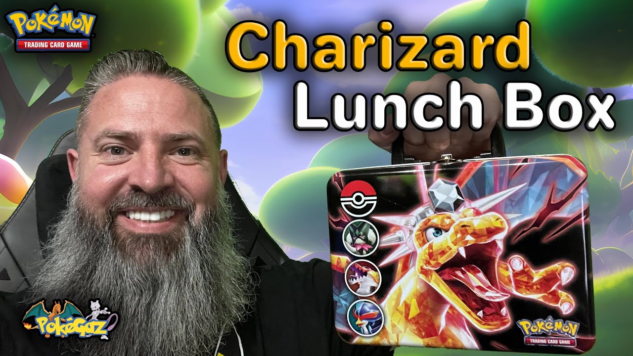 Charizard Lunch Box!!! Can We Pull Fire??? 🔥🔥🔥 - YouTube