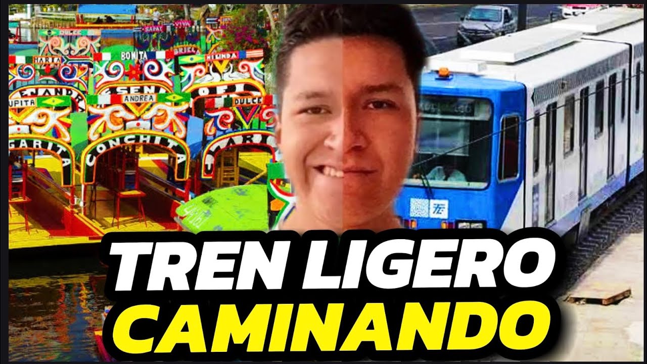 CAMINE Todo EL TREN LIGERO de la CDMX - Tu compa Ema - YouTube