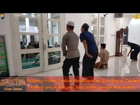 Anggota Polsek Tambak Melaksanakan Giat Sholat Tarawih Keliling untuk Menjalin Silaturahmi - YouTube