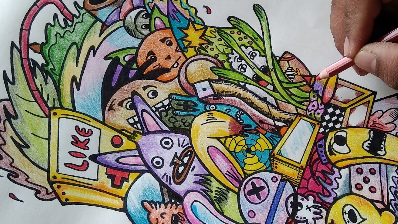 How to doodle|How to doodle like pro - YouTube