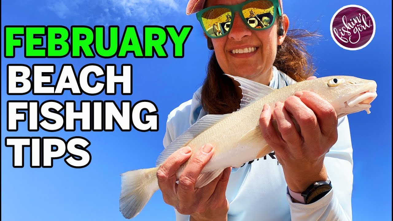 The BEST beach fishing tips for February! - YouTube