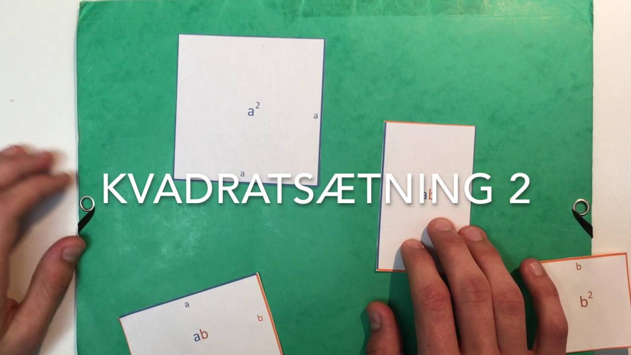 Matematik - Bevis For Kvadratsætningerne - YouTube