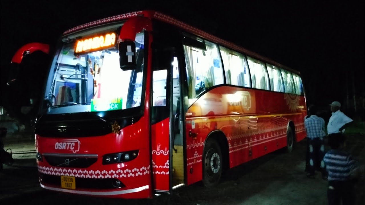 my first vlog | OSRTC VOLVO BUS Night review | Rourkela to Bhubaneswar ...