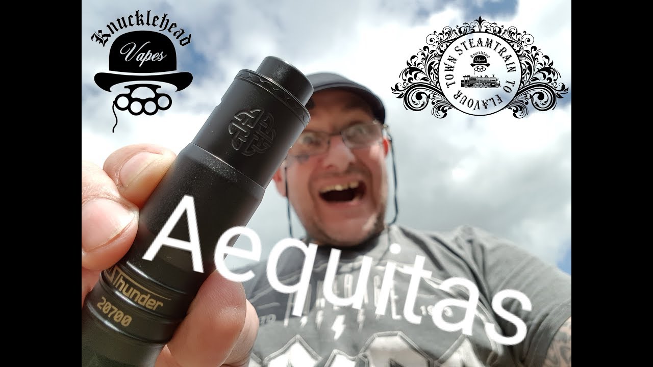 Aequitas Rda Vape Review Team Knucklehead - YouTube