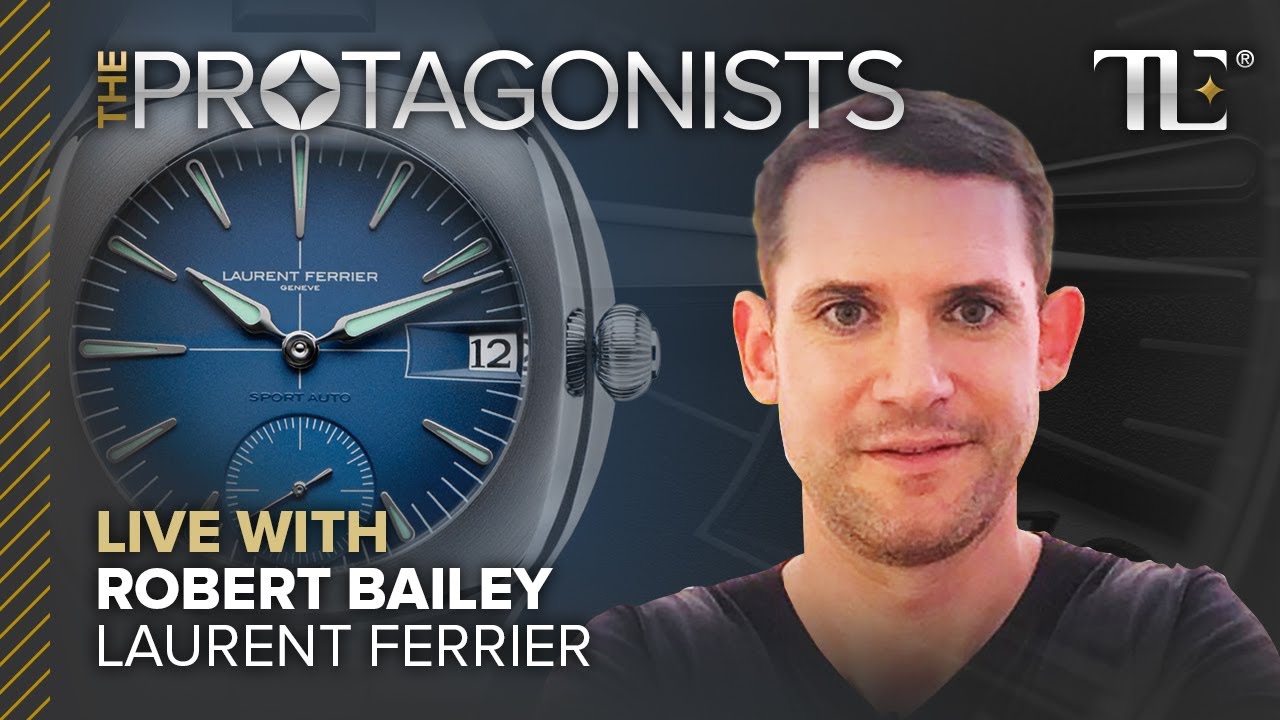 LAURENT FERRIER - Robert Bailey LIVE Indie Watches Interview - YouTube