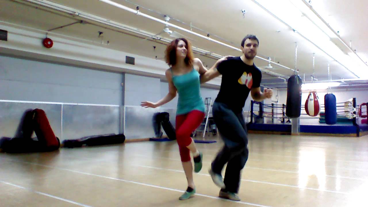 Collegiate Shag Manhattan routine practice - YouTube