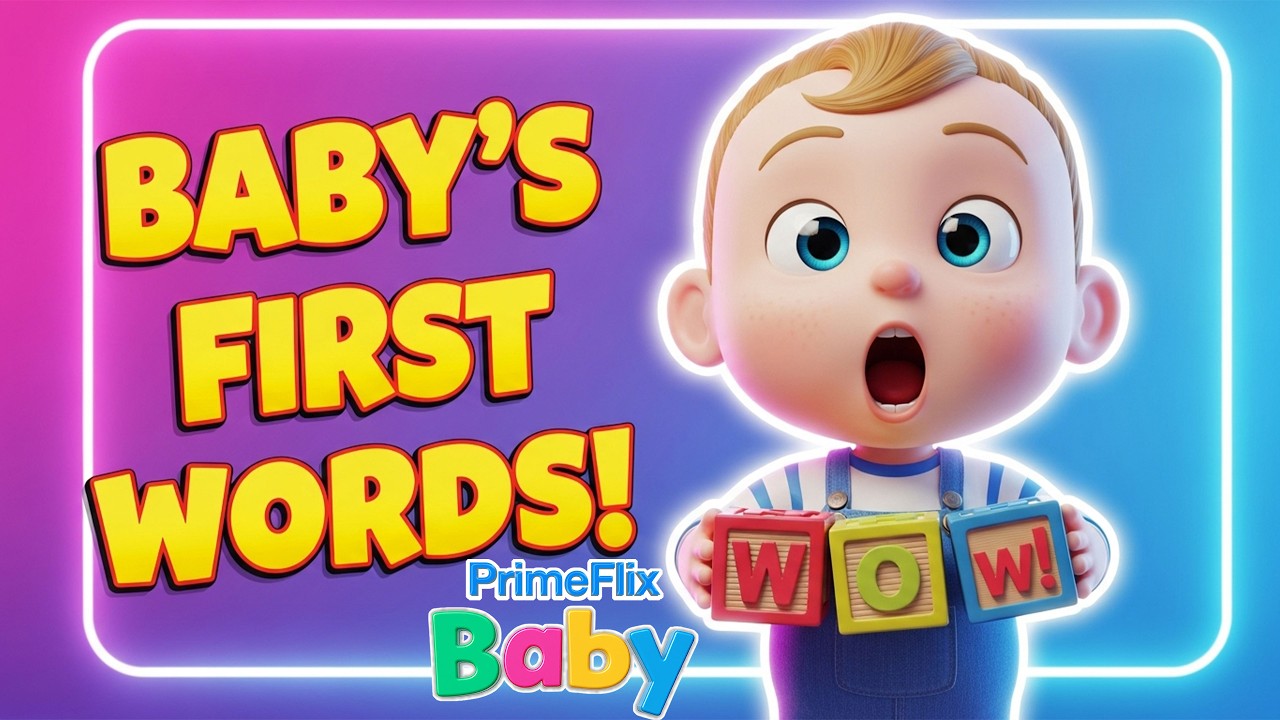 Baby’s First Words with Fun & Friends 👶 | Learn to Talk for Babies ...
