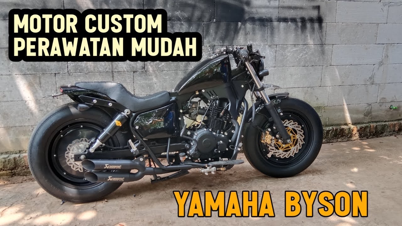 Motor Custom Paling Mudah Perawatannya - YouTube