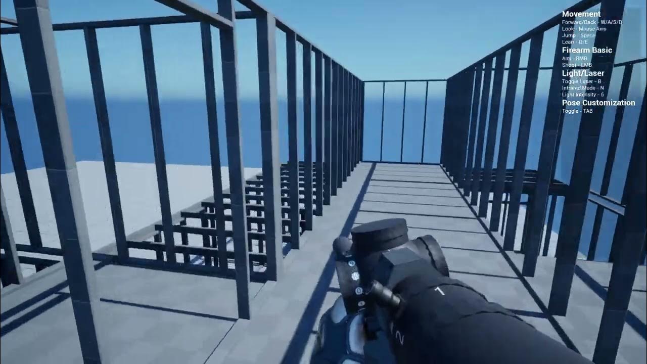 Unreal Engine Shooter Framework: WIP Shoot House - YouTube