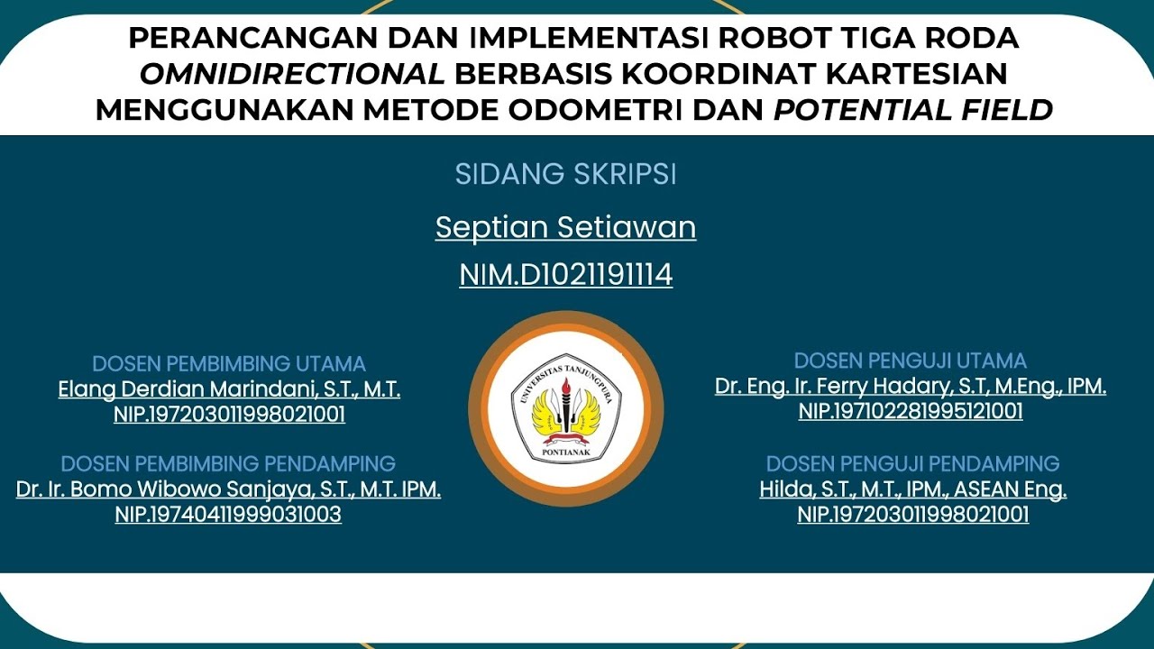 🔴ROBOT TIGA RODA OMNIDIRECTIONAL MENGGUNAKAN METODE ODOMETRI DAN ...