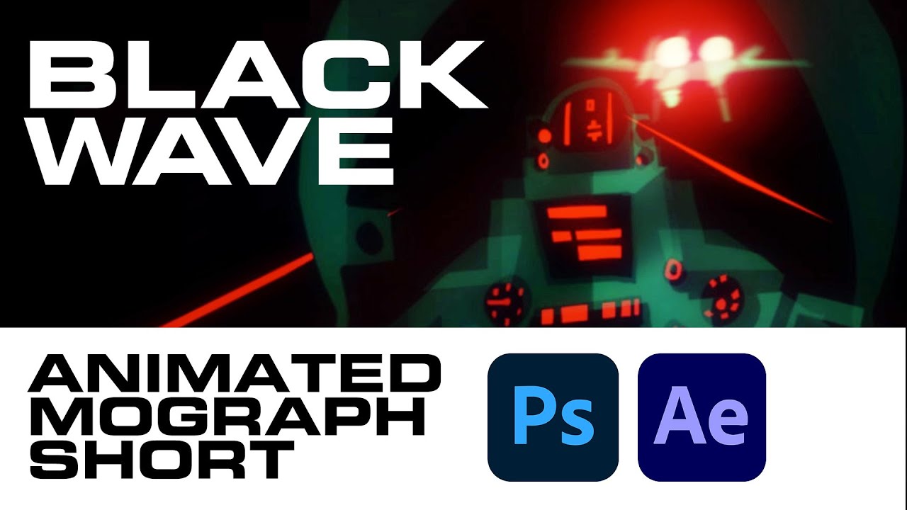 BLACK WAVE - Original Animated Mograph Short - YouTube