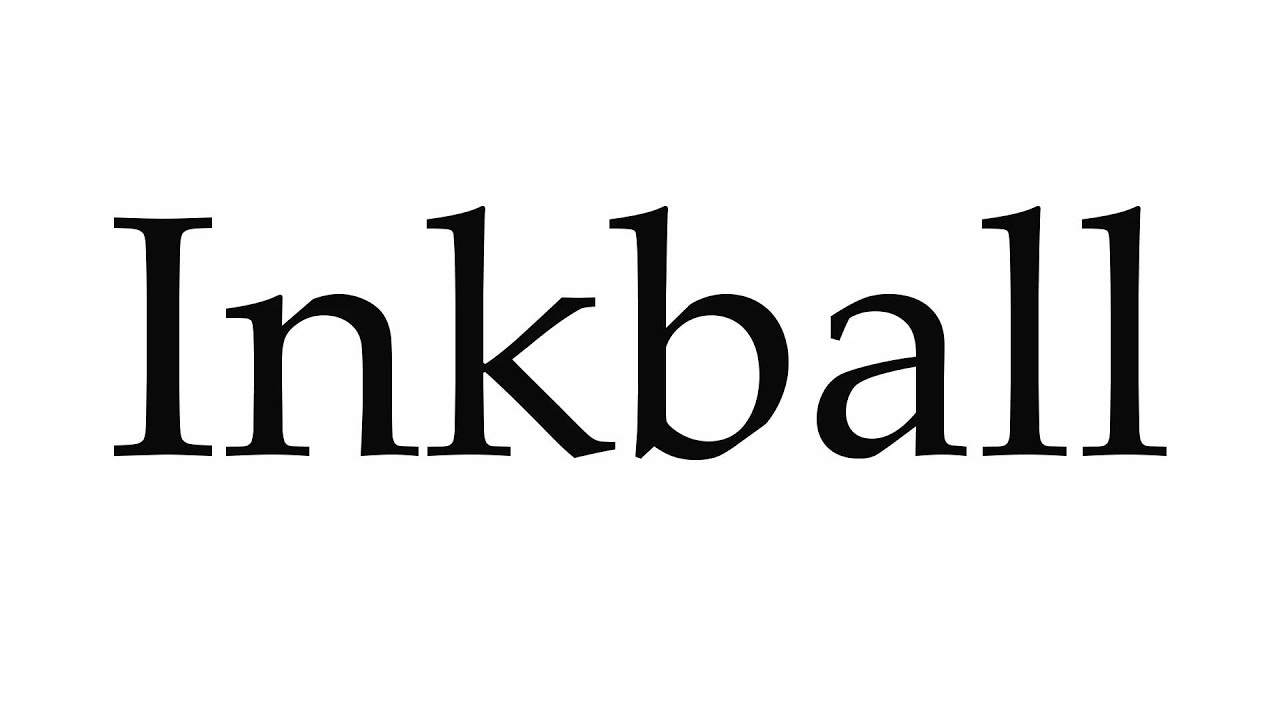How to Pronounce Inkball - YouTube