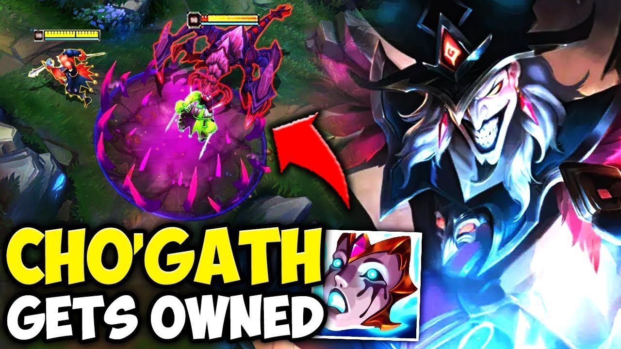 Pink Ward makes the Enemy Cho'Gath DIZZY with these Shaco mechanics ...