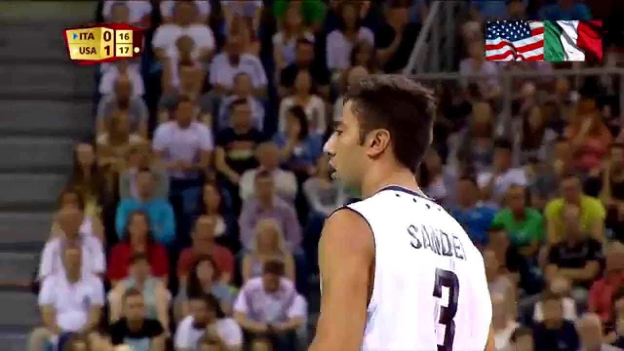 Taylor Sander powerful spike - YouTube