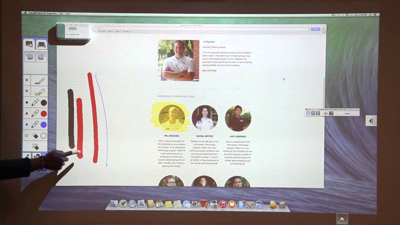 How to Use and Navigate Epson Projector - YouTube