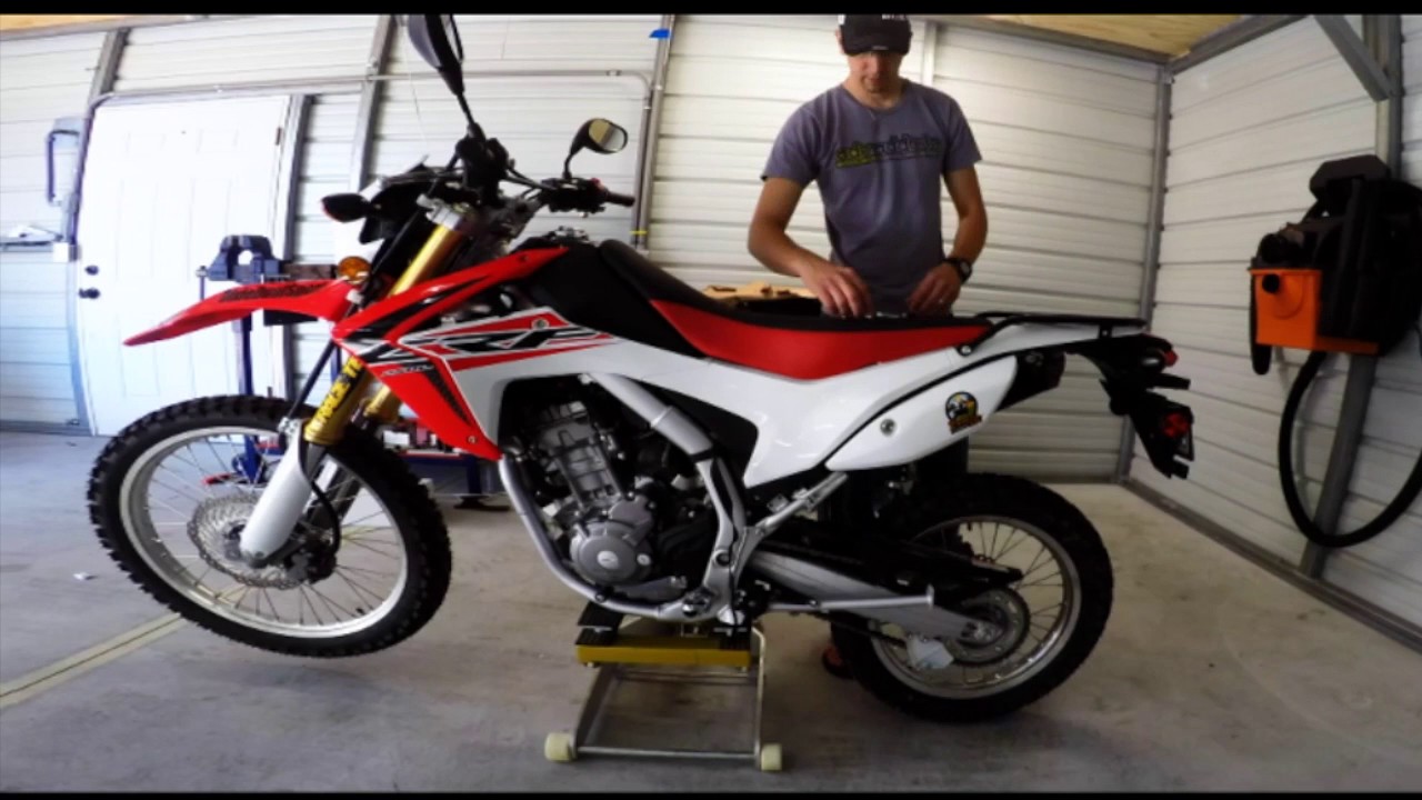 Honda CRF250L Precision Rear Rack Install - YouTube