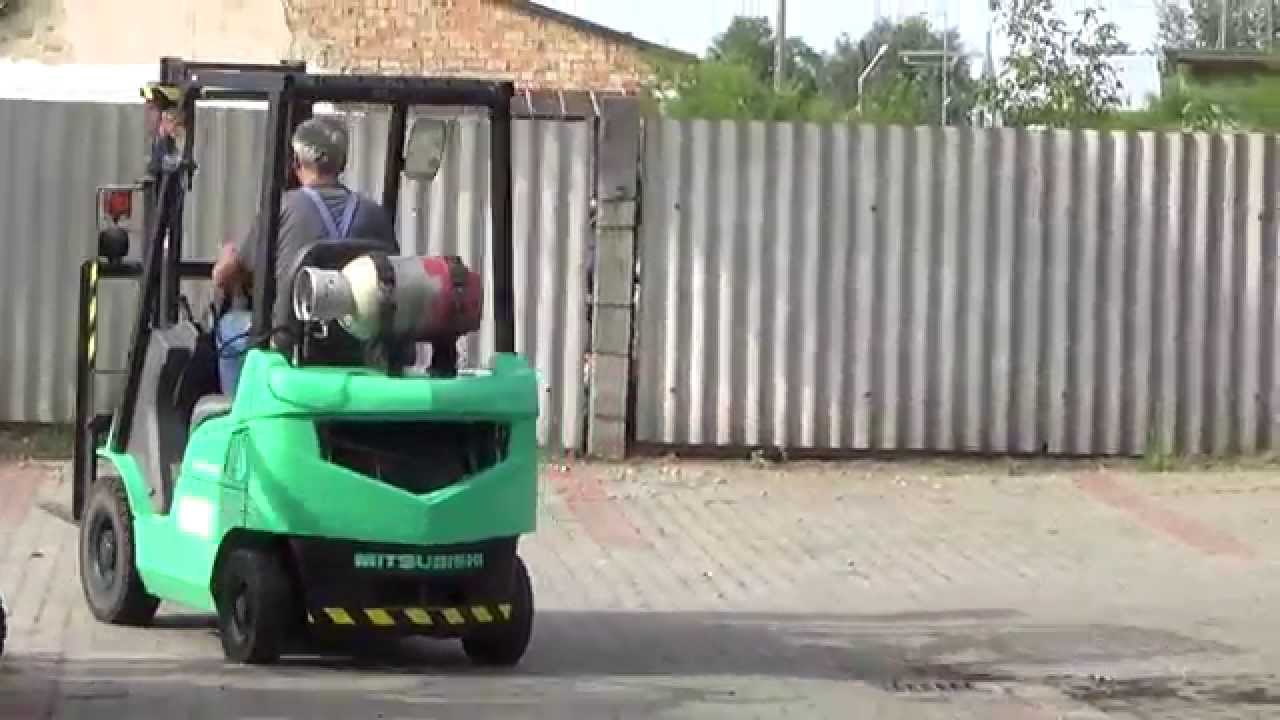 Mitsubishi FG15-F25C Grendia targonca.forklift,stapler,stivuitor - YouTube