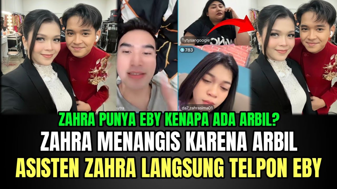 Zahra Menangis Karena Arbil, Asisten Zahra Langsung Telpon Eby! - YouTube