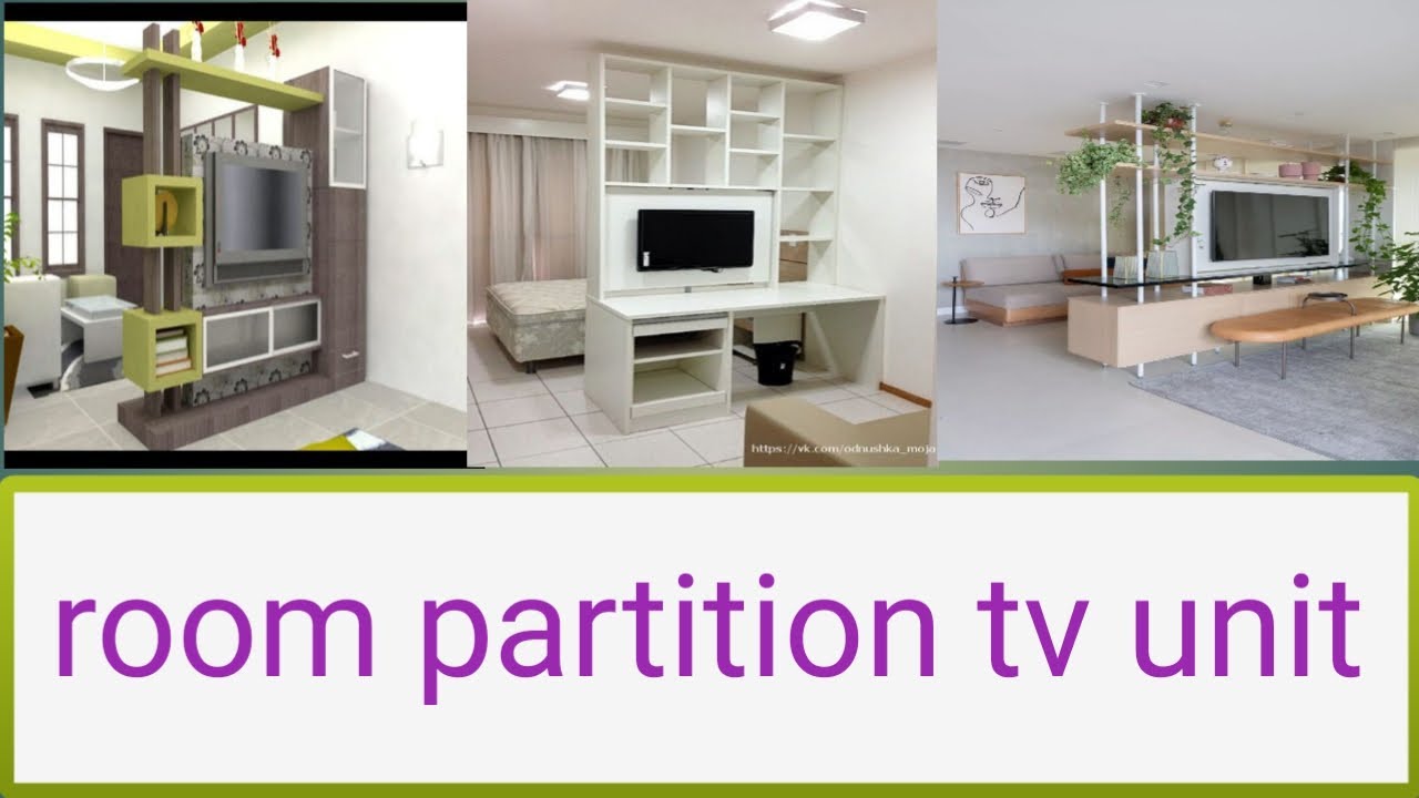 room partition with tv unit | tv unit ideas 🏠 🖥 - YouTube