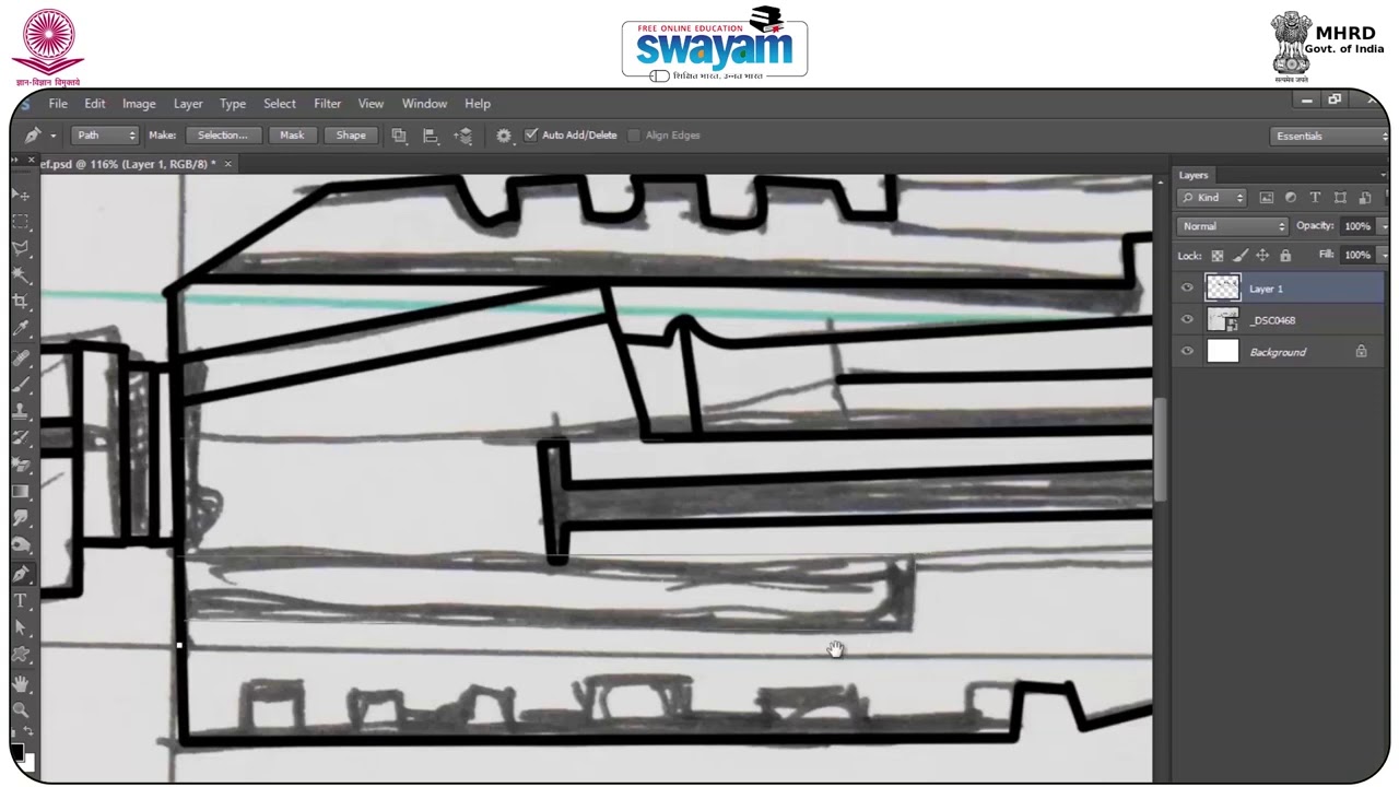 Animation Gun Reference Setup in Photoshop - YouTube
