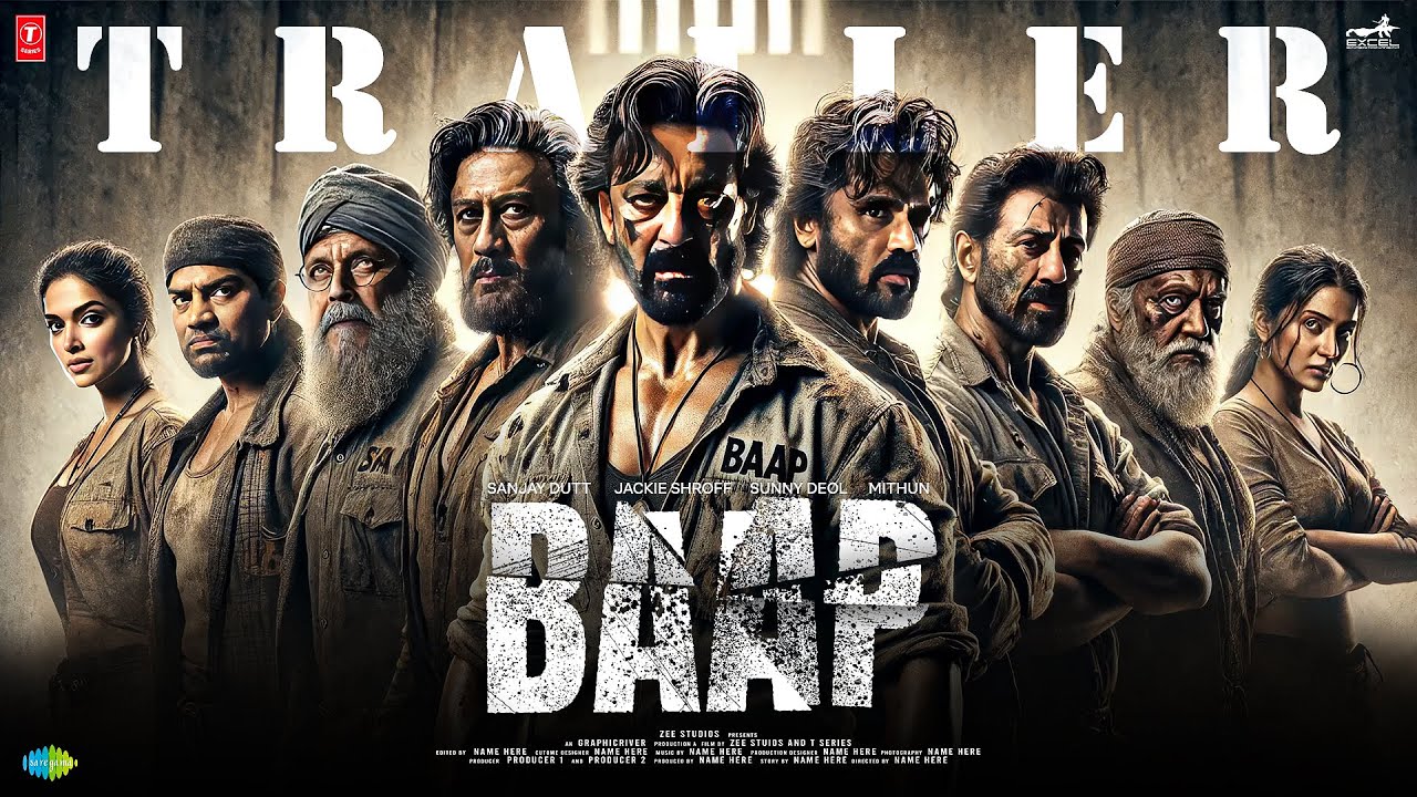 BAAP - Official Trailer | Sunny Deol, Sanjay Dutt, Jackie Shroff ...
