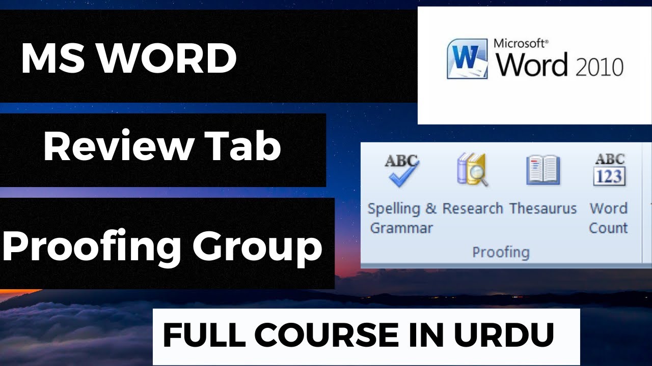 How To Use Proofing Group In Ms word: A Quick & Easy Guide - YouTube
