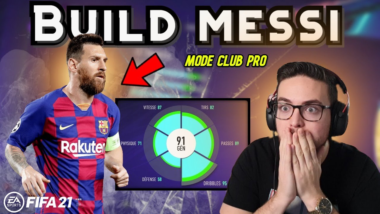 FIFA 21 - LE MEILLEUR BUILD MESSI CLUB PRO ! (best messi build) - YouTube