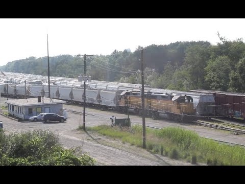 Marquette Rail yard action Ludington Mi 7/23/23 - YouTube