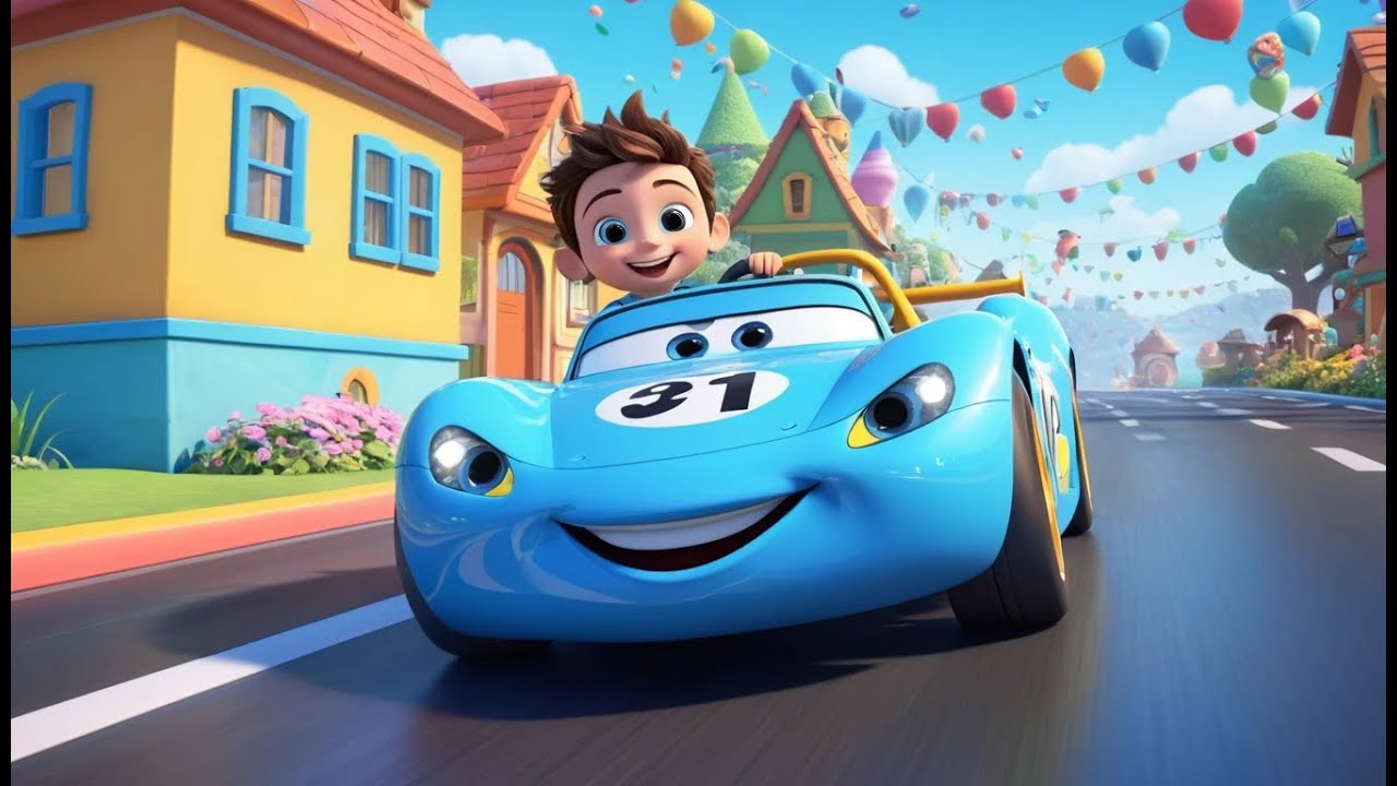 Racing Cars on Rainbow Road – Who Wins the Color Cup | Fun Color and ...