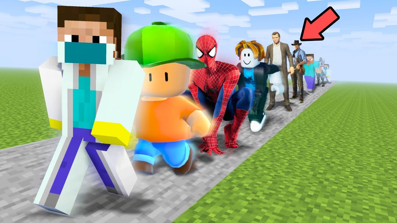 Minecraft But If I Take Damage My Game Changes | Mcaddon - YouTube