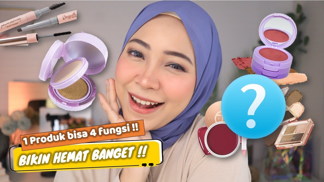 BEAUTY HACKS !! MAKEUP MULTIFUNGSI !! + TUTORIAL MAKEUP, HEMAT BANGET. RECOMENDED BUAT PEMULA ...
