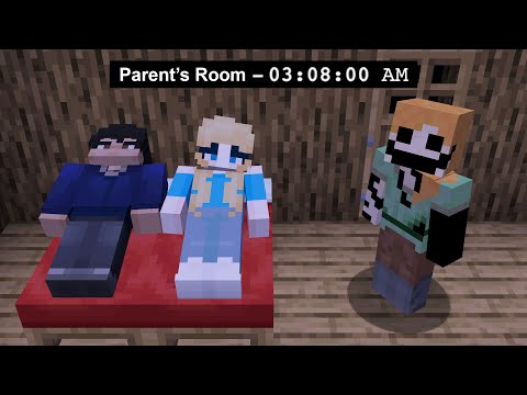 She Ate Her Family at Night in Minecraft...